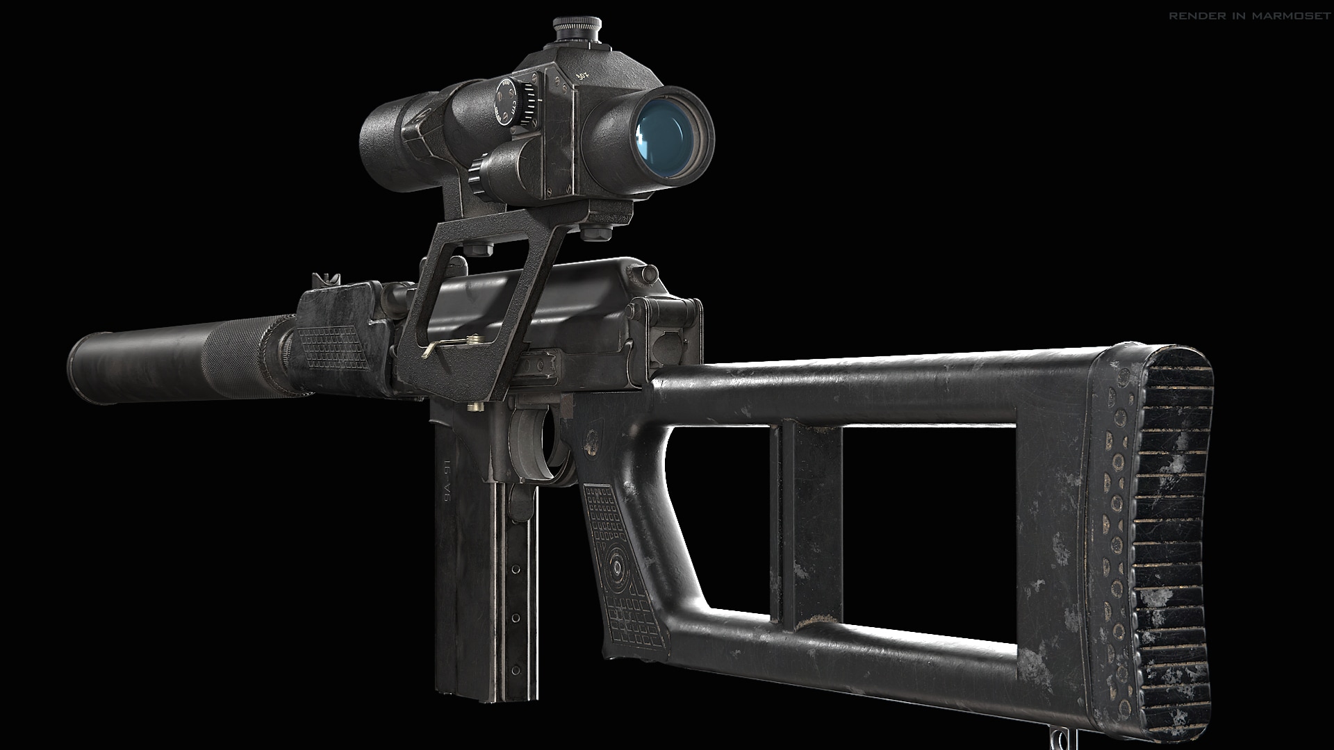Sniper Rifle VSK 94 in Weapons - UE Marketplace