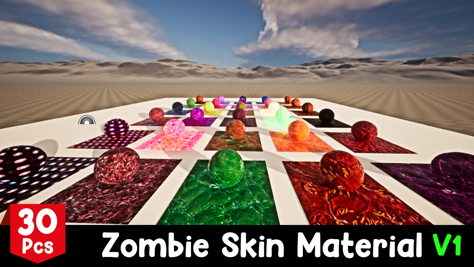 Zombie Skin Material Pack V1 - 30 Pcs 4K Tileable Material, 카테고리 머티리얼 ...