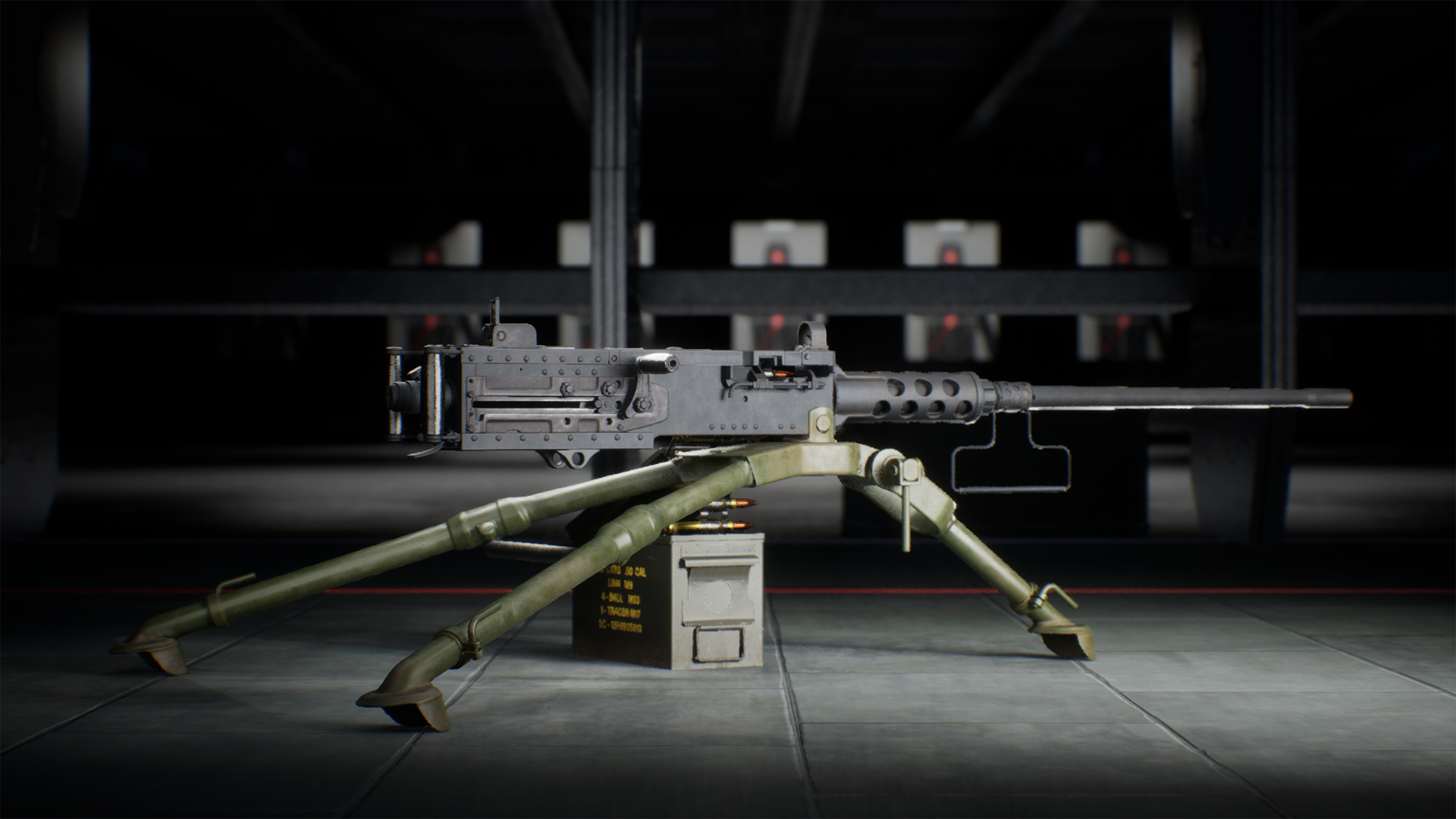 M2 Animated Stationary Heavy Machine Gun With 3rdPerson Character ...