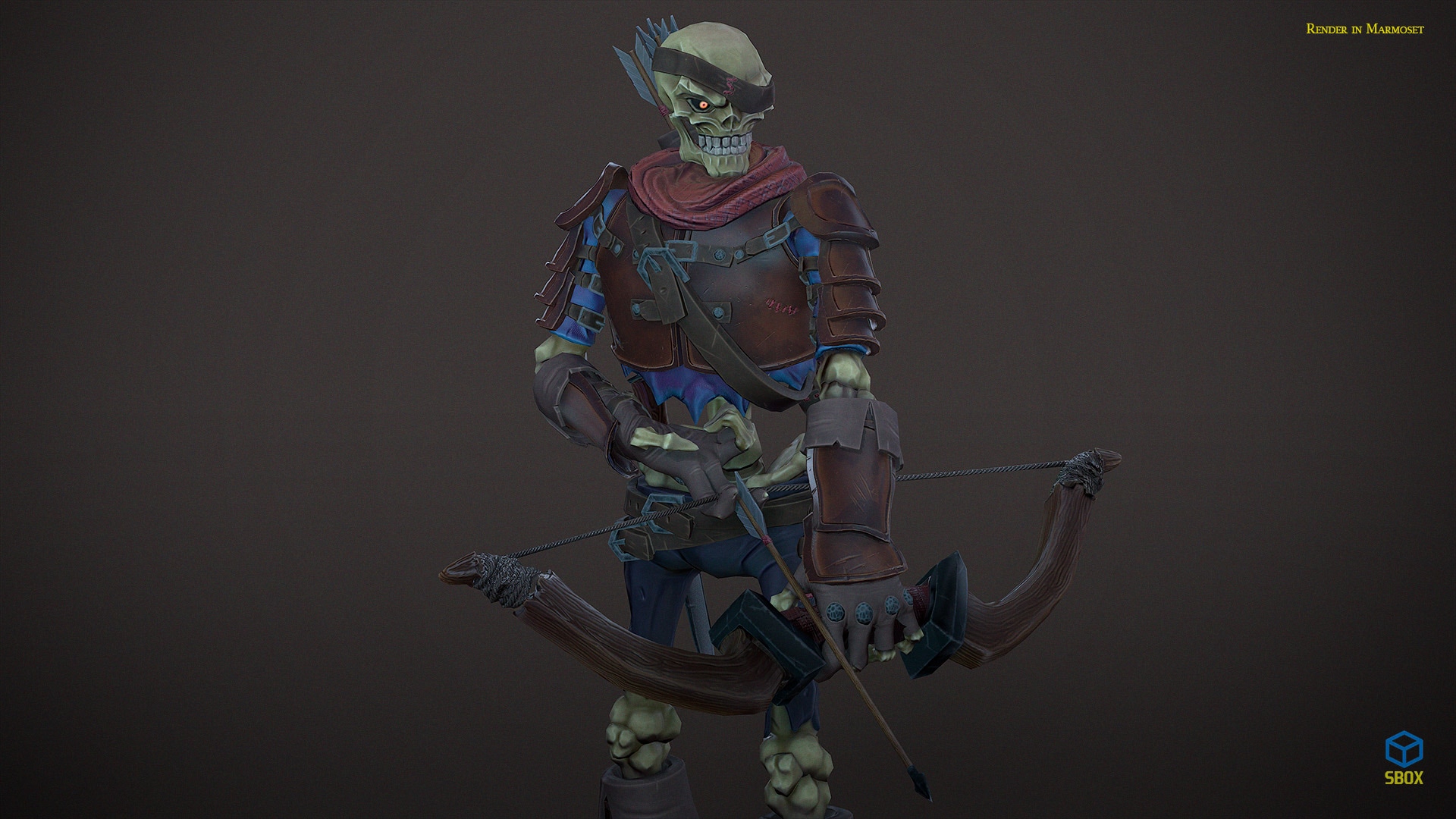 English Longbowmen Skeleton