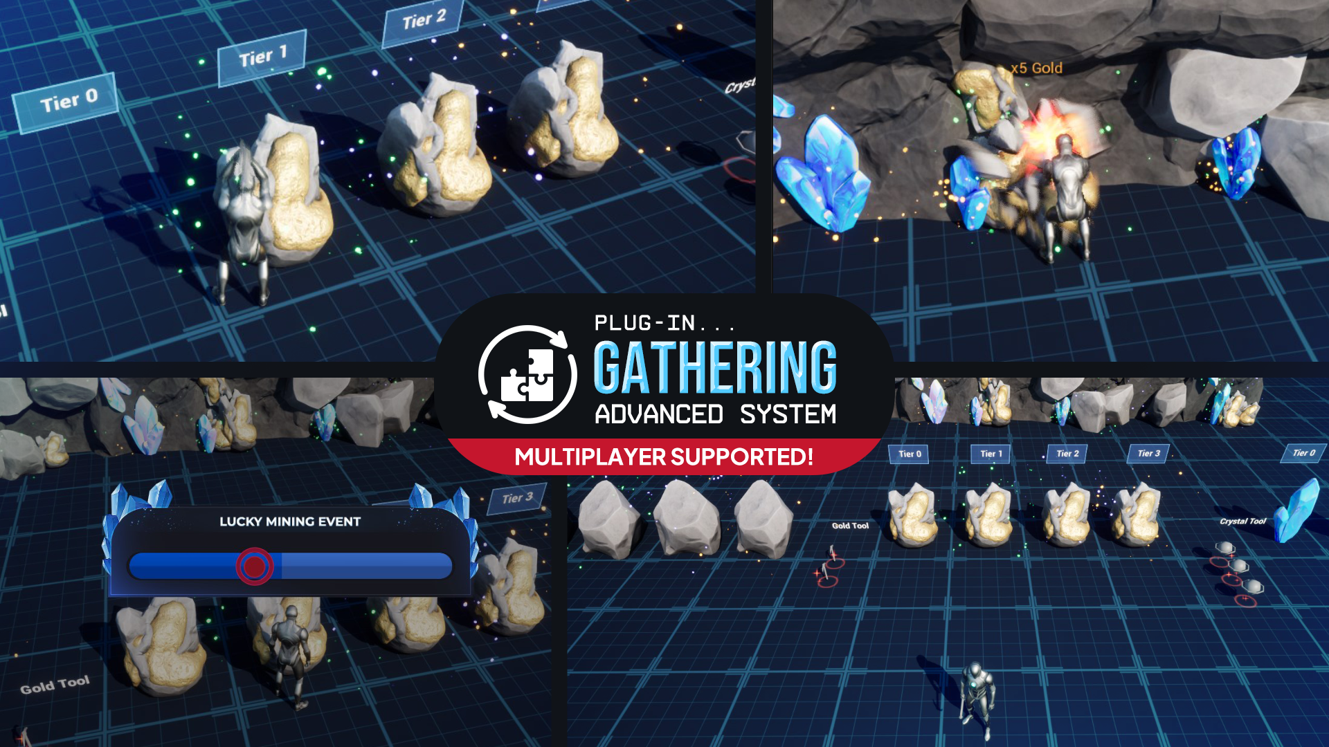 Unreal Engine Game Dev Asset Gathering Resources Advanced System Free