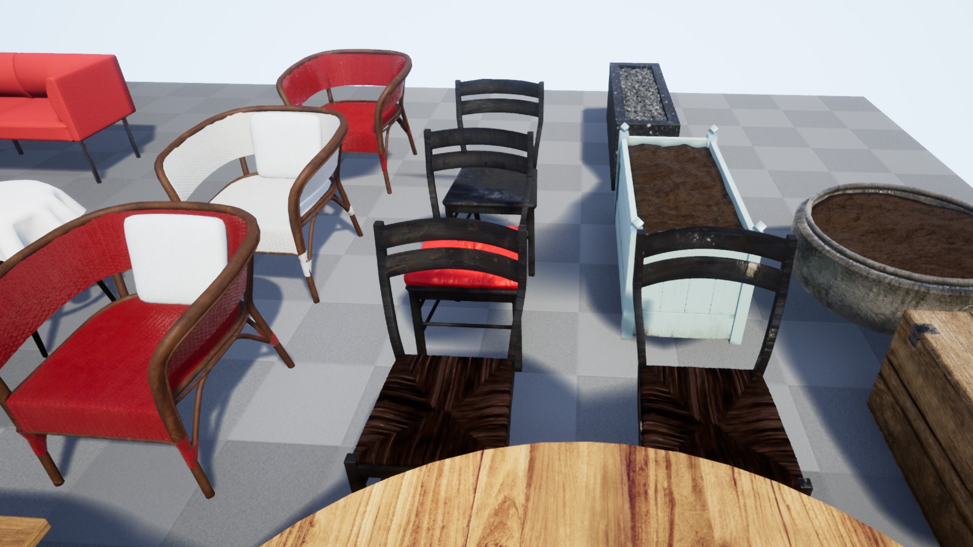 Restaurant_assets_seat in Props - UE Marketplace