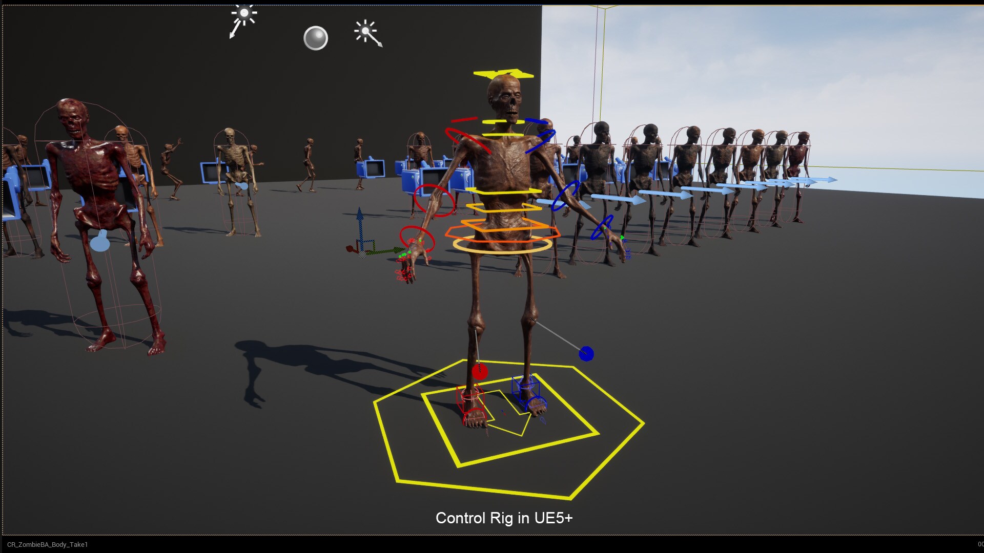 Skeleton Zombies in Characters - UE Marketplace