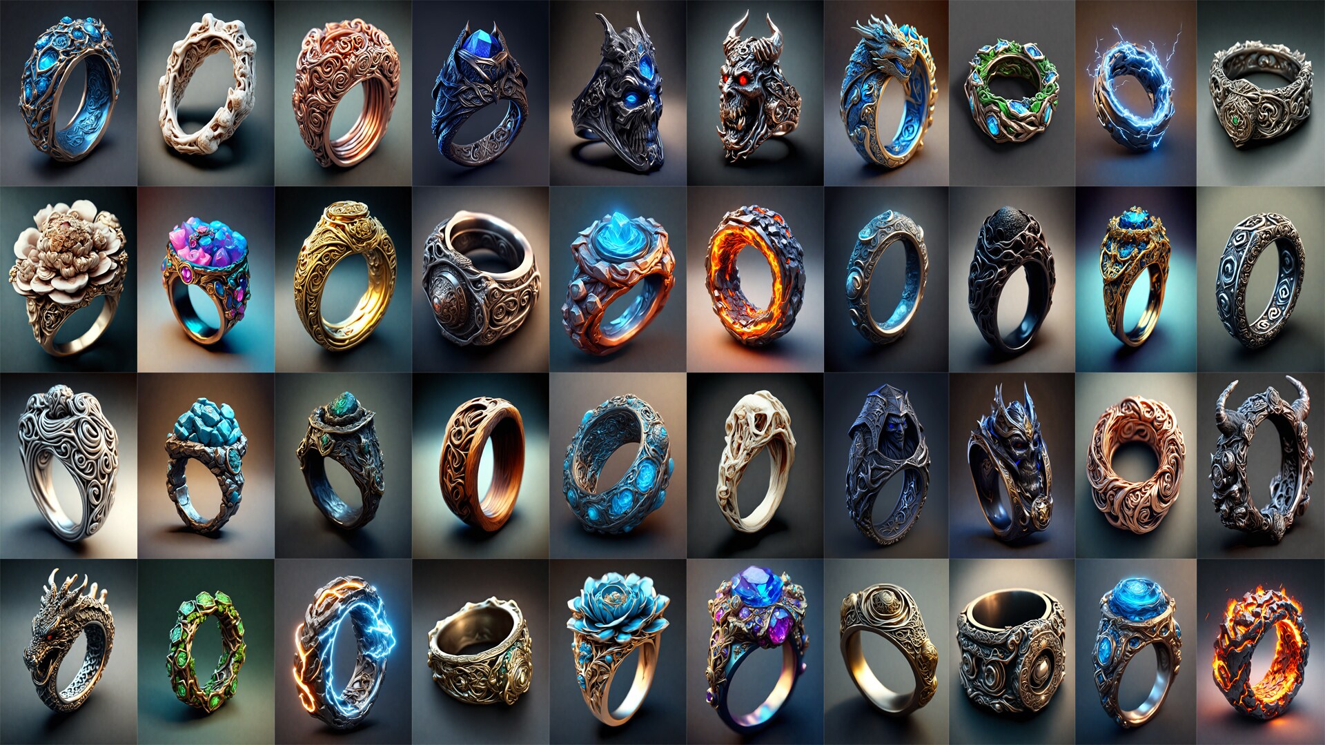 Rings Megapack in 2D Assets - UE Marketplace