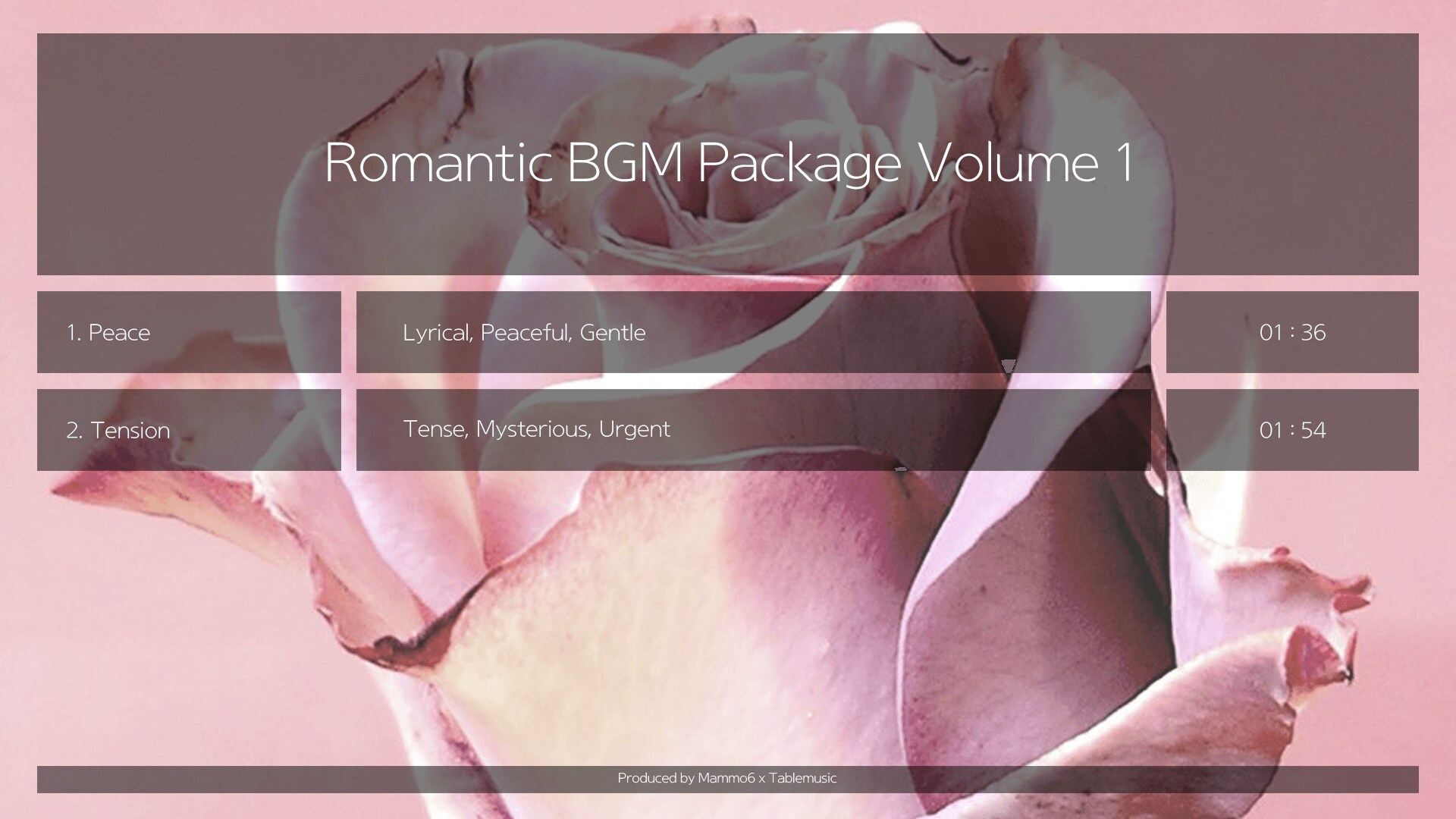 Romantic BGM Package Volume 1 in Music - UE Marketplace