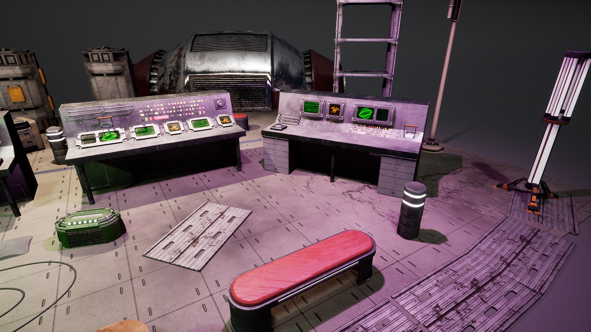 Science fiction Jungle City Props in Props - UE Marketplace