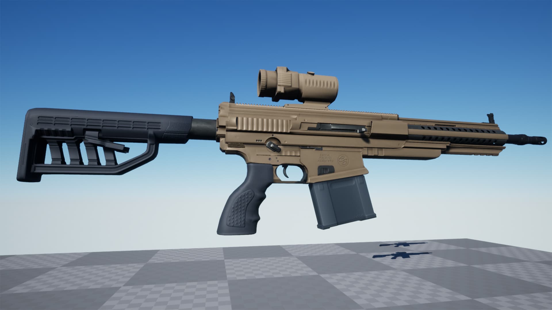 Assault Rifle 'Armadillo' in Weapons - UE Marketplace