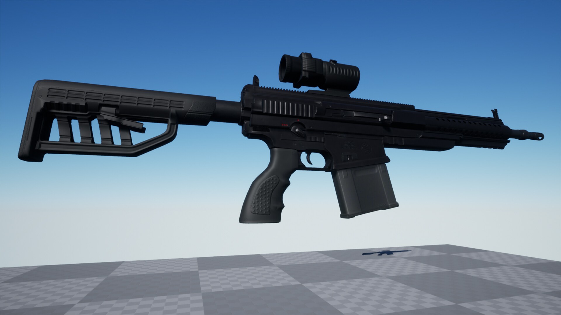 Assault Rifle 'Armadillo' in Weapons - UE Marketplace
