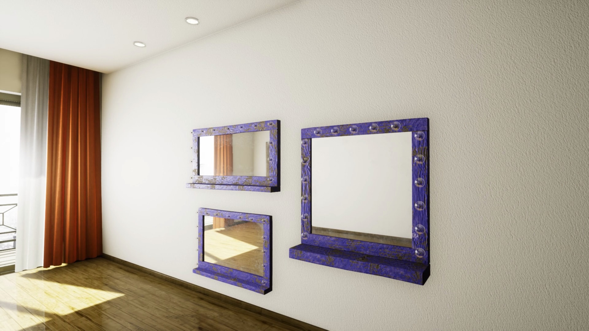 Rustic Mirrors Pack in Architectural Visualization - UE Marketplace