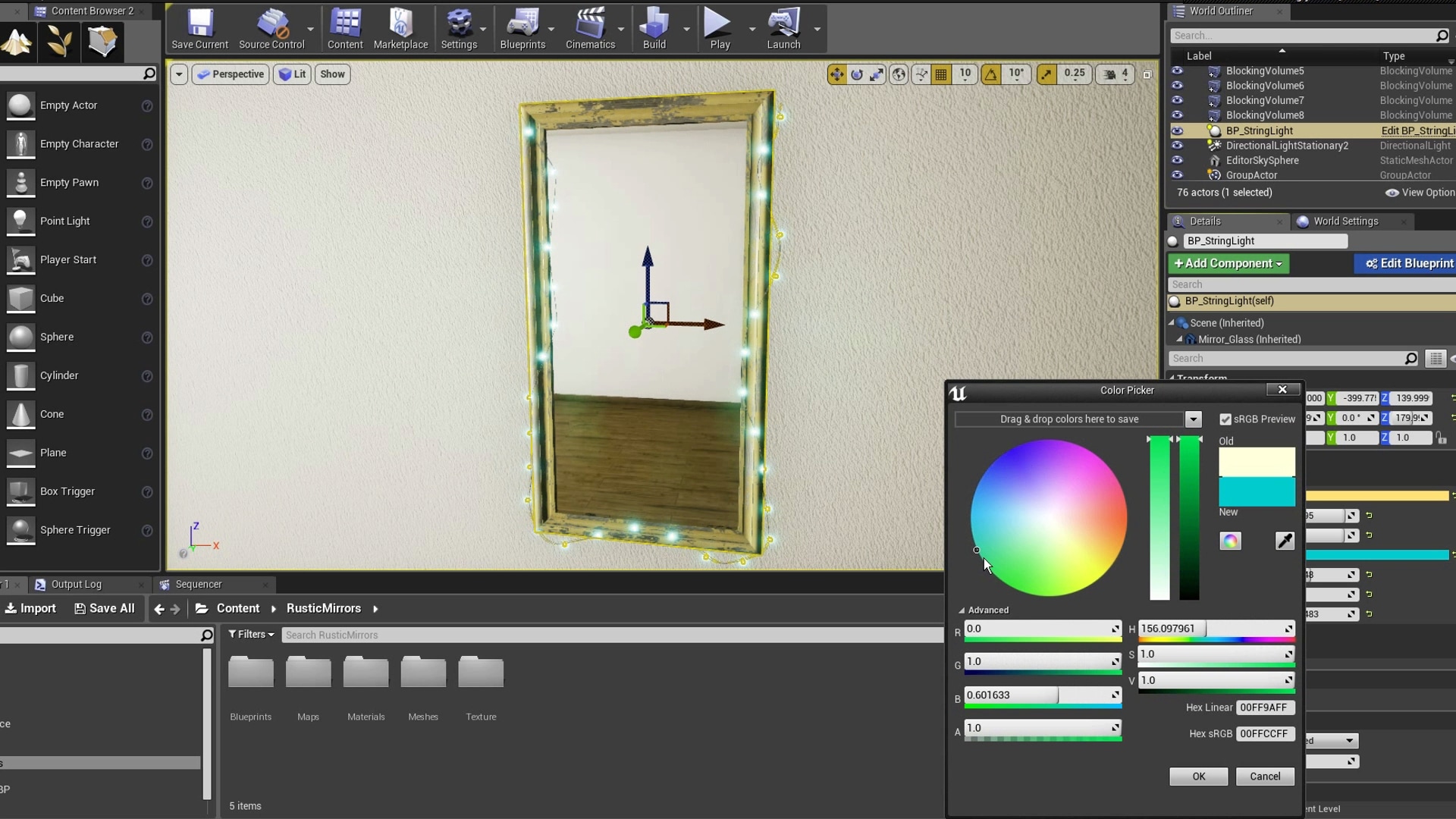 Rustic Mirrors Pack in Architectural Visualization - UE Marketplace