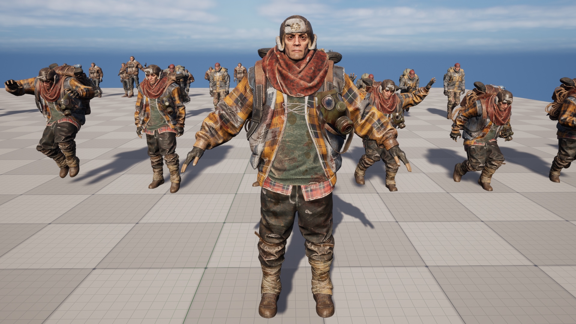 在角色创建的SCAVENGER CHARACTER AND OUTFIT PACK - 虚幻引擎商城