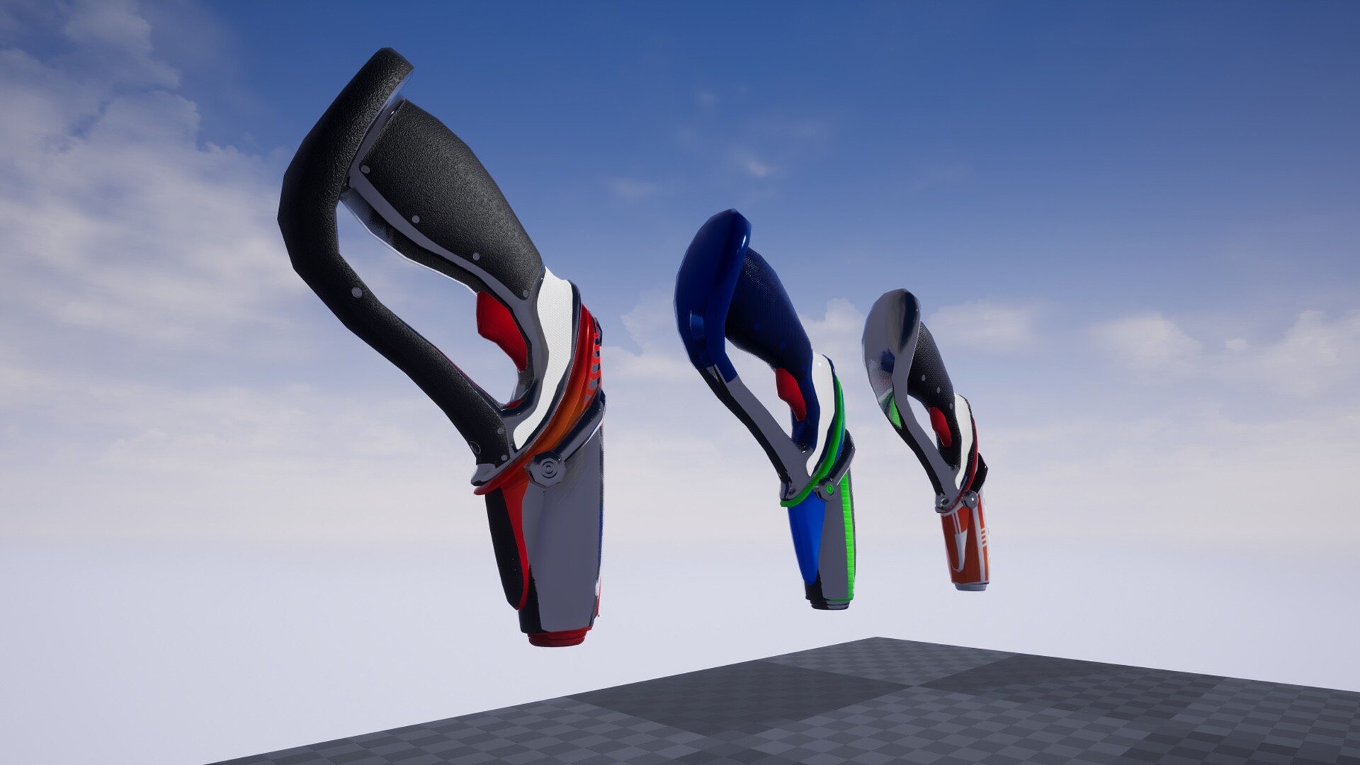 LOW POLY GAME READY SCI Fi GIRL CHARACTER in Characters - UE Marketplace