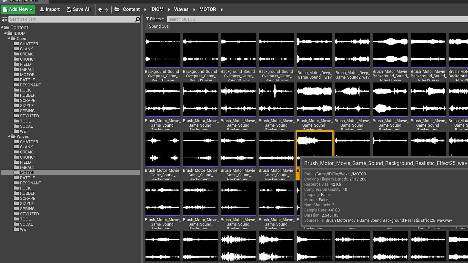 Idiom in Sound Effects - UE Marketplace