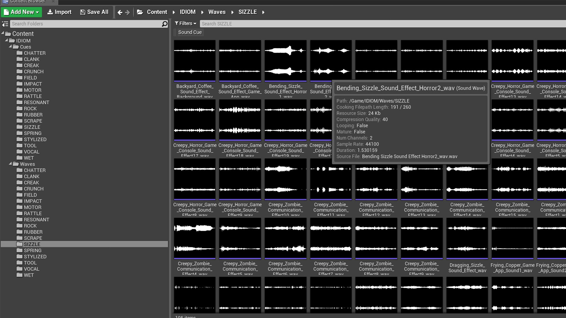 Idiom in Sound Effects - UE Marketplace