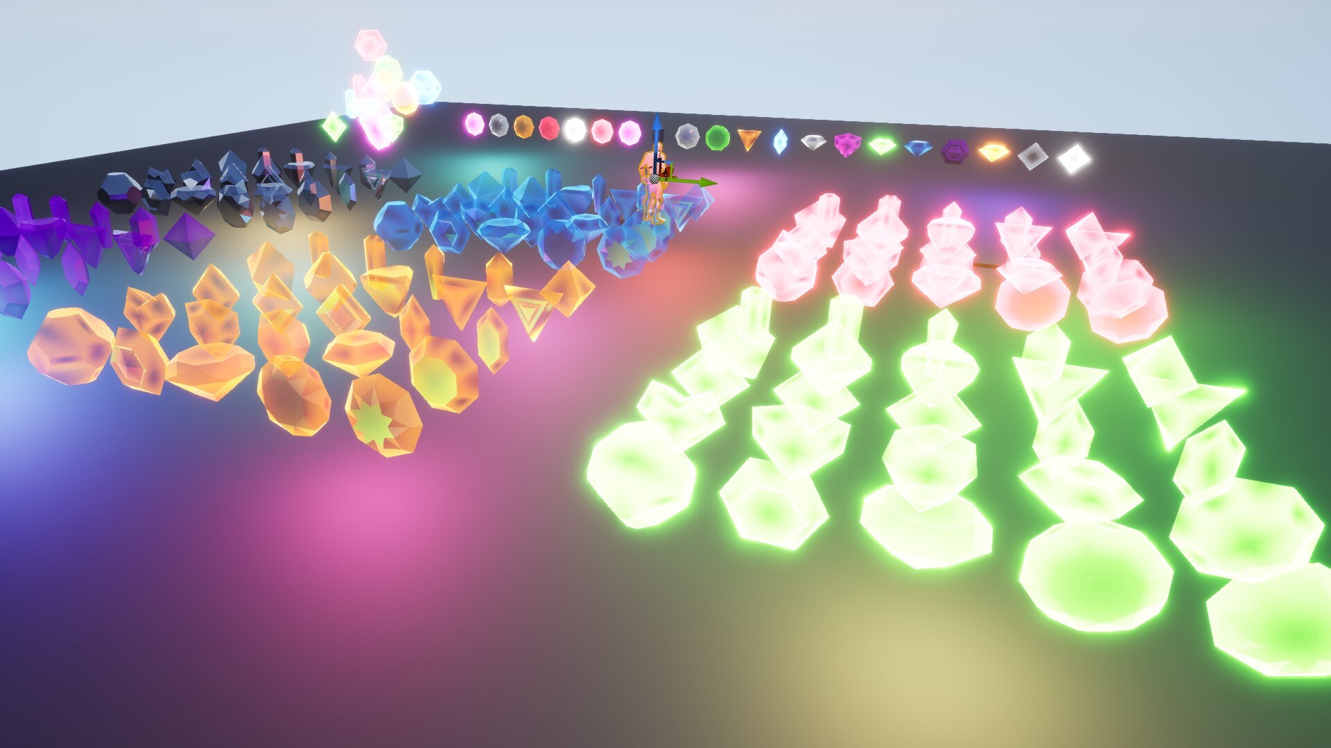 Animated gems in Props - UE Marketplace