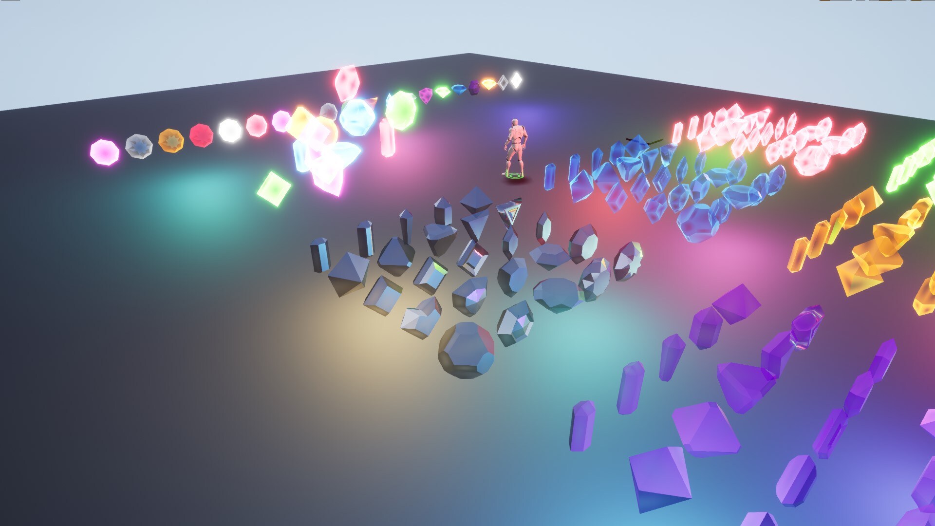 Animated gems in Props - UE Marketplace