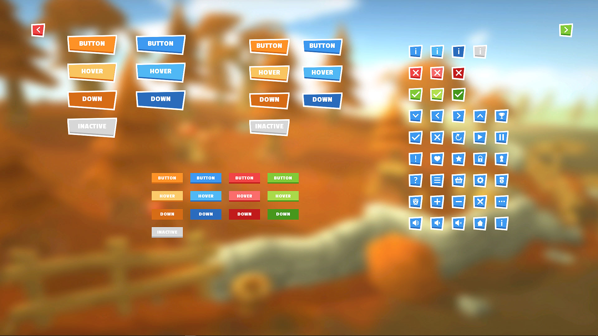 CARTOON, CLEAN GUI / UI KIT + WIDGETS + ICONS + PSD SOURCES