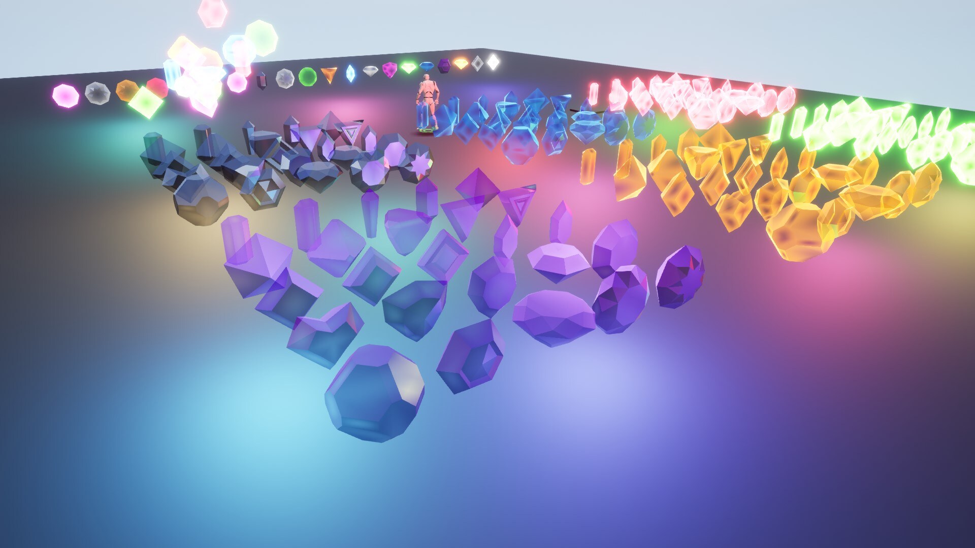 Animated gems in Props - UE Marketplace