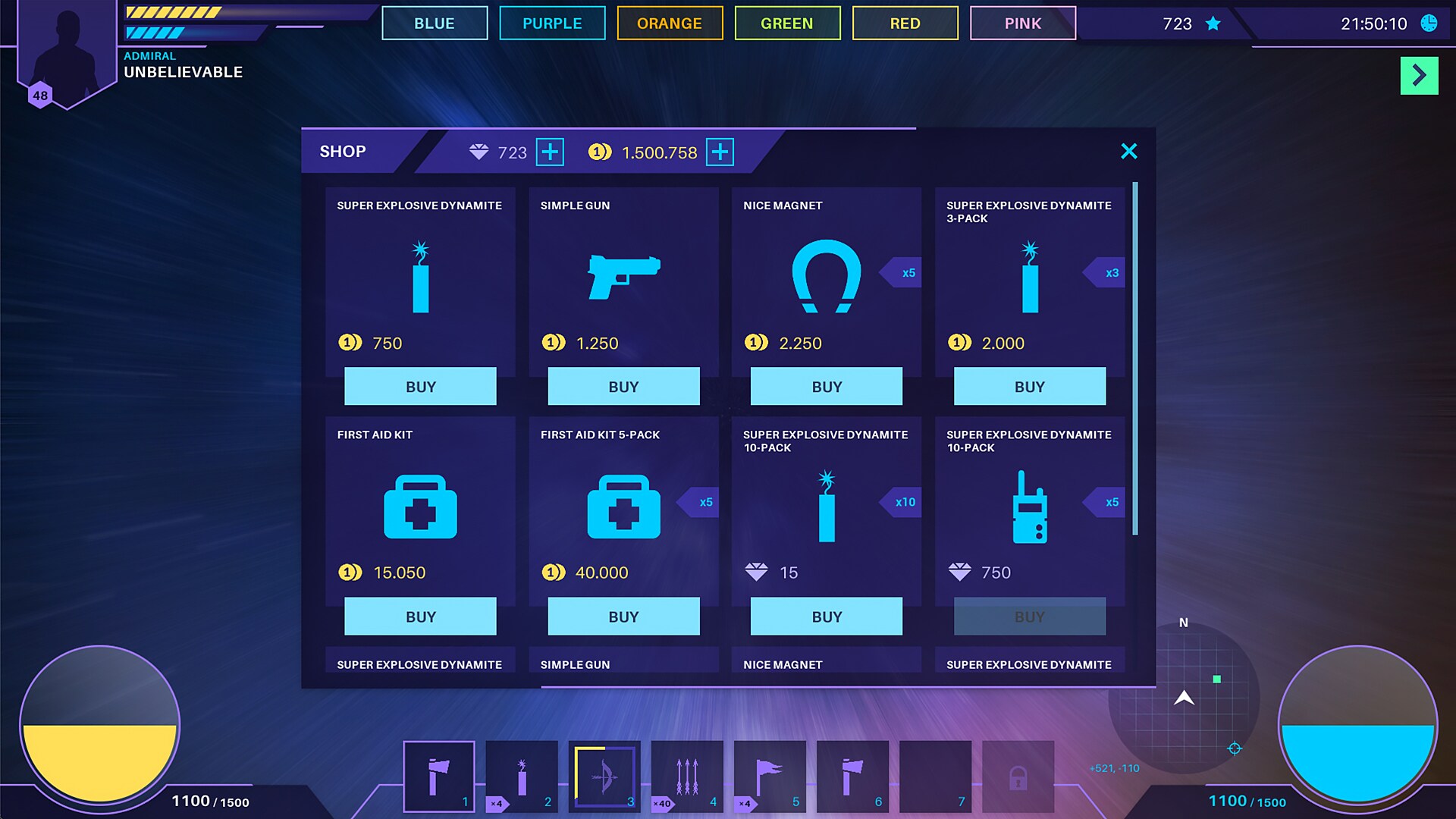 Scifi / Modern flat themed GUI / UI kit - 6 themes + PSD, AI sources：2D ...