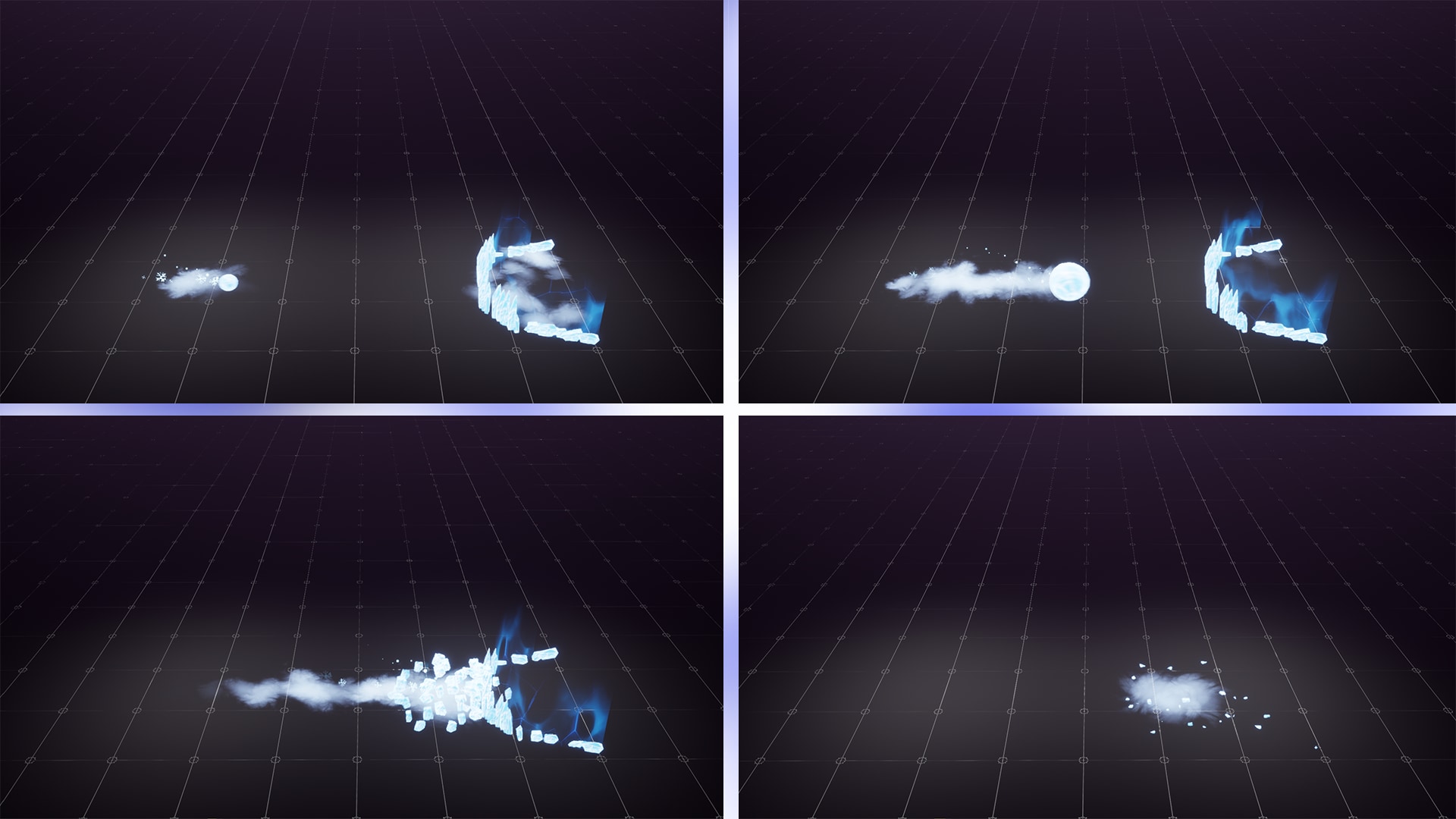 Ice & Frozen Dynamic VFX Pack in Visual Effects - UE Marketplace