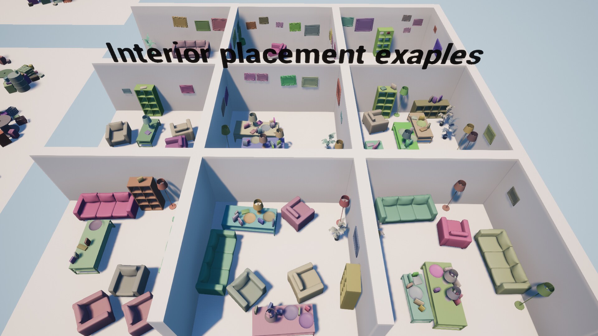 Mesh Clustering Placement in Blueprints - UE Marketplace