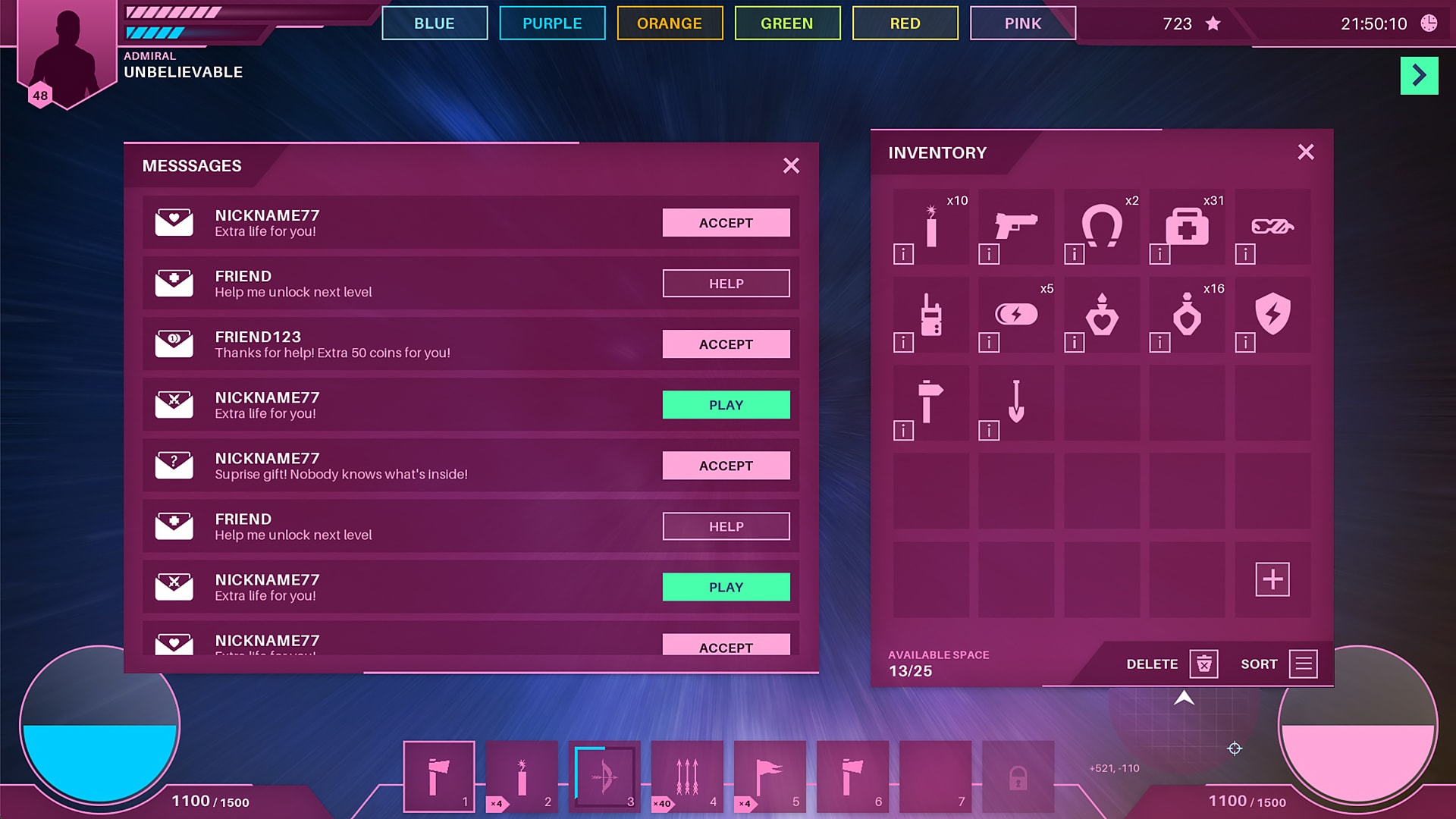 Scifi / Modern flat themed GUI / UI kit - 6 themes + PSD, AI sources：2D ...