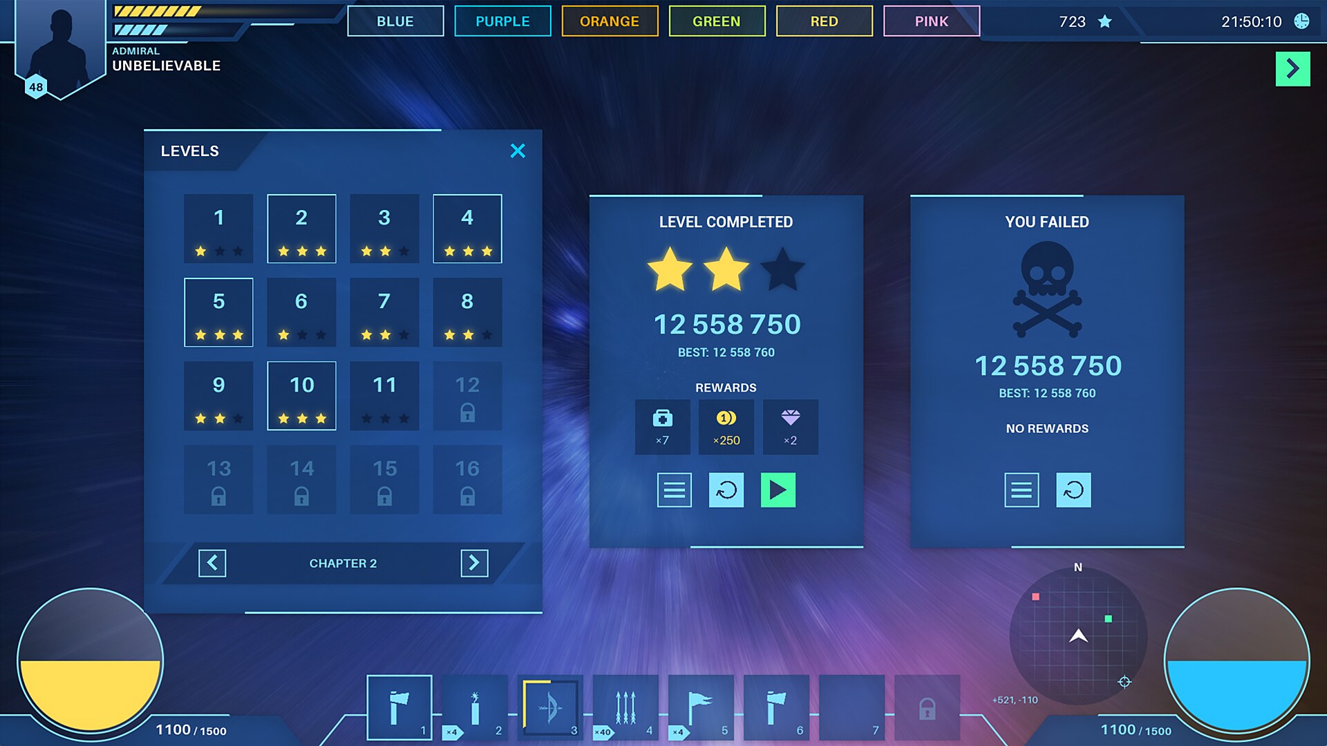 Scifi / Modern flat themed GUI / UI kit - 6 themes + PSD, AI sources：2D ...