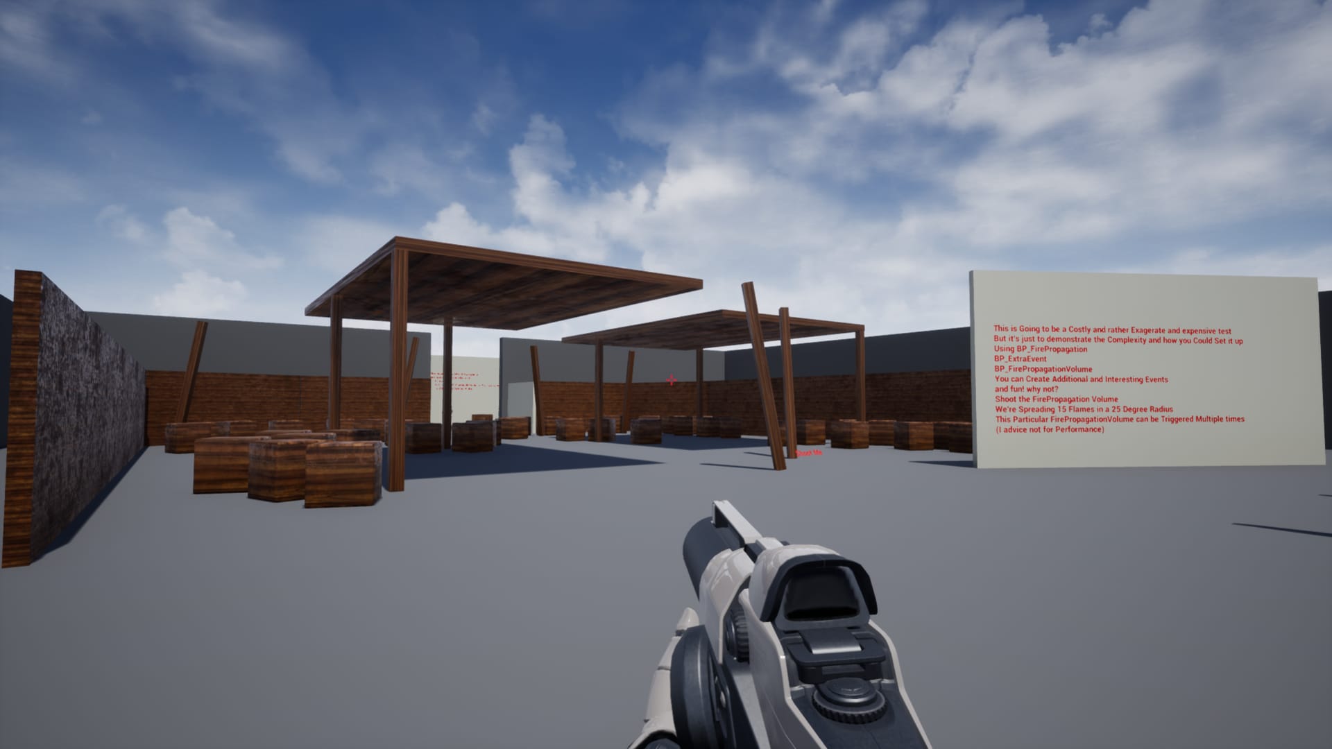 Flamethrower With Flame Propagation in Blueprints - UE Marketplace