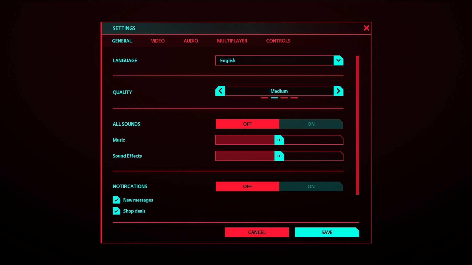 Cyberpunk complete GUI / UI Kit - 86 widgets, over 1300 PNG, editable ...