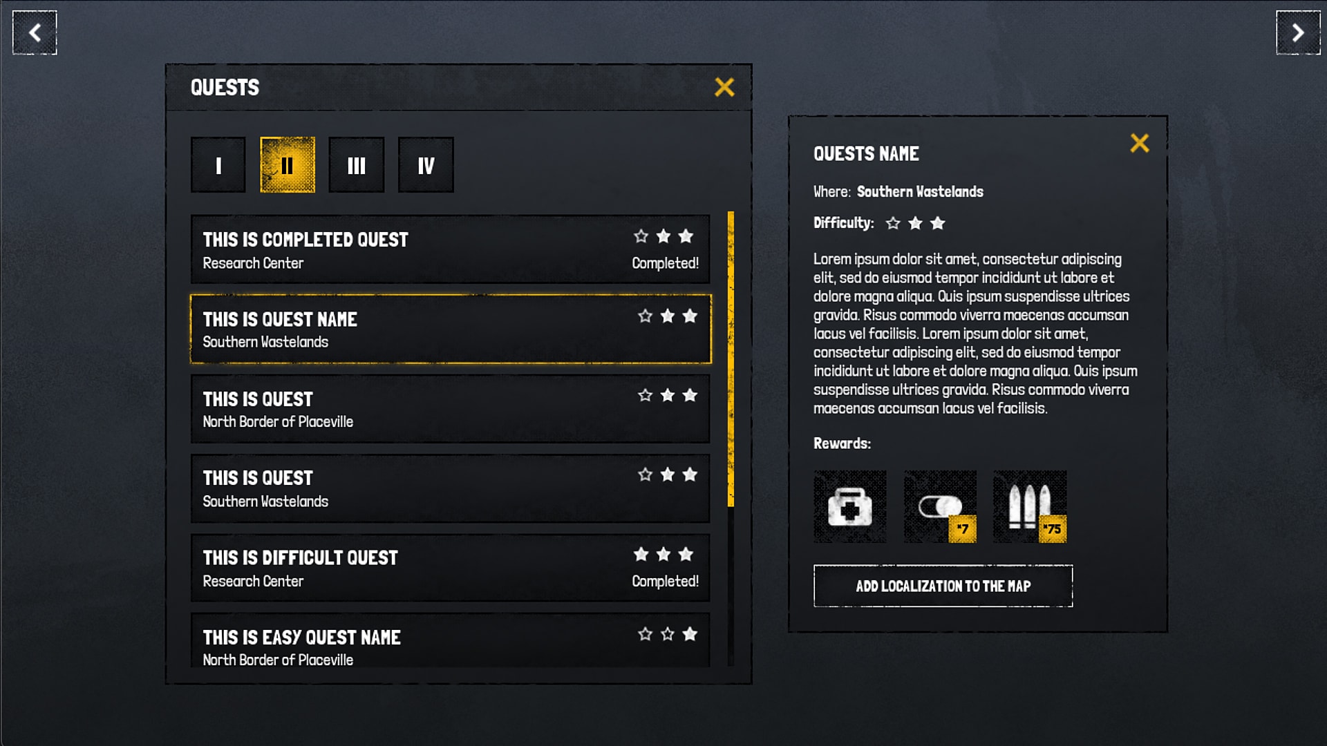 Grunge / Military / Horror Dark GUI / UI KIT (CommonUI) + psd/ai source ...