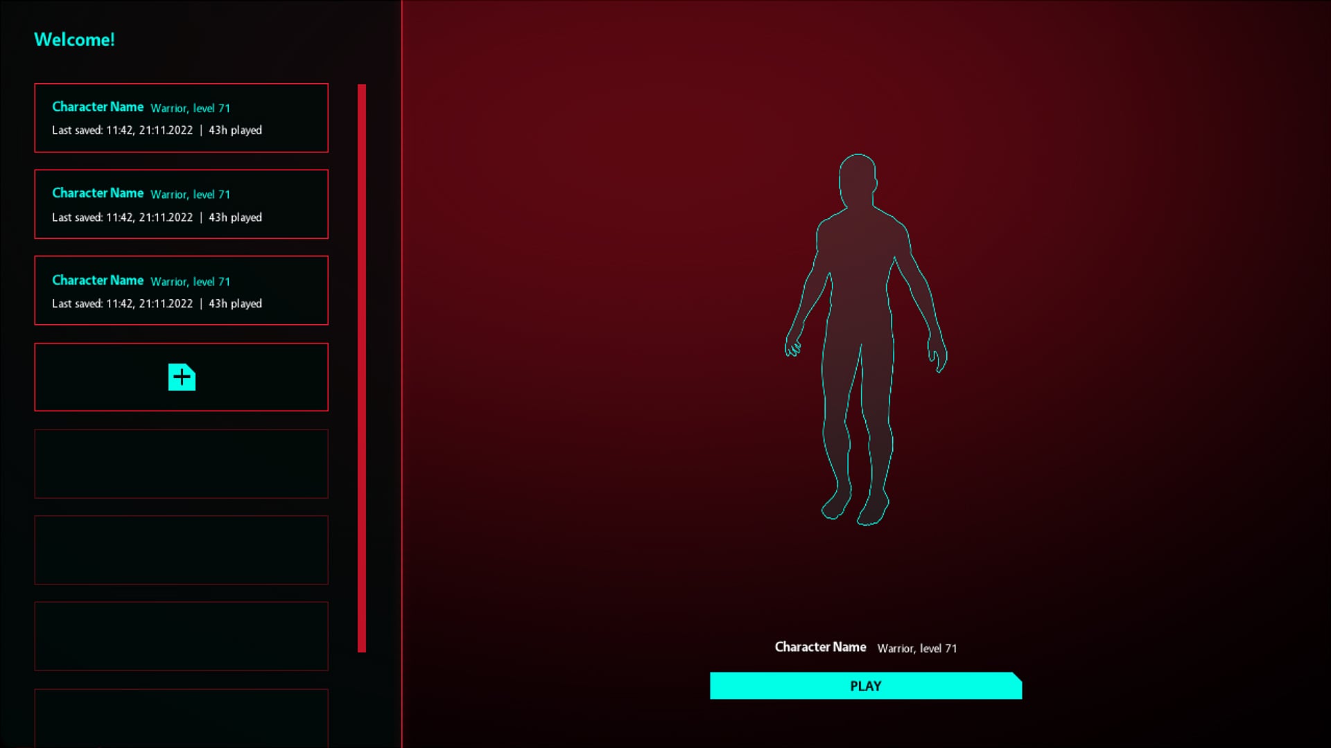 Cyberpunk complete GUI / UI Kit - 86 widgets, over 1300 PNG, editable ...