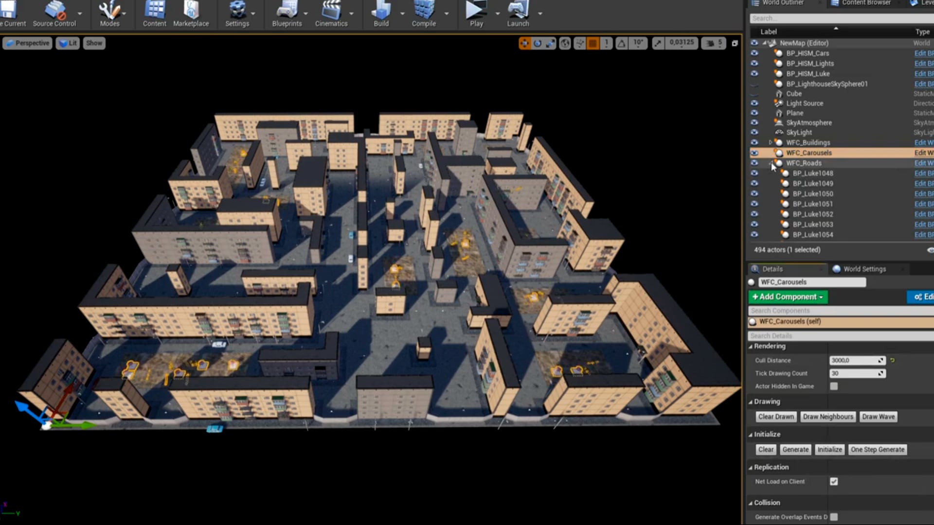 Wave Function Collapse Demo In Code Plugins Ue Marketplace