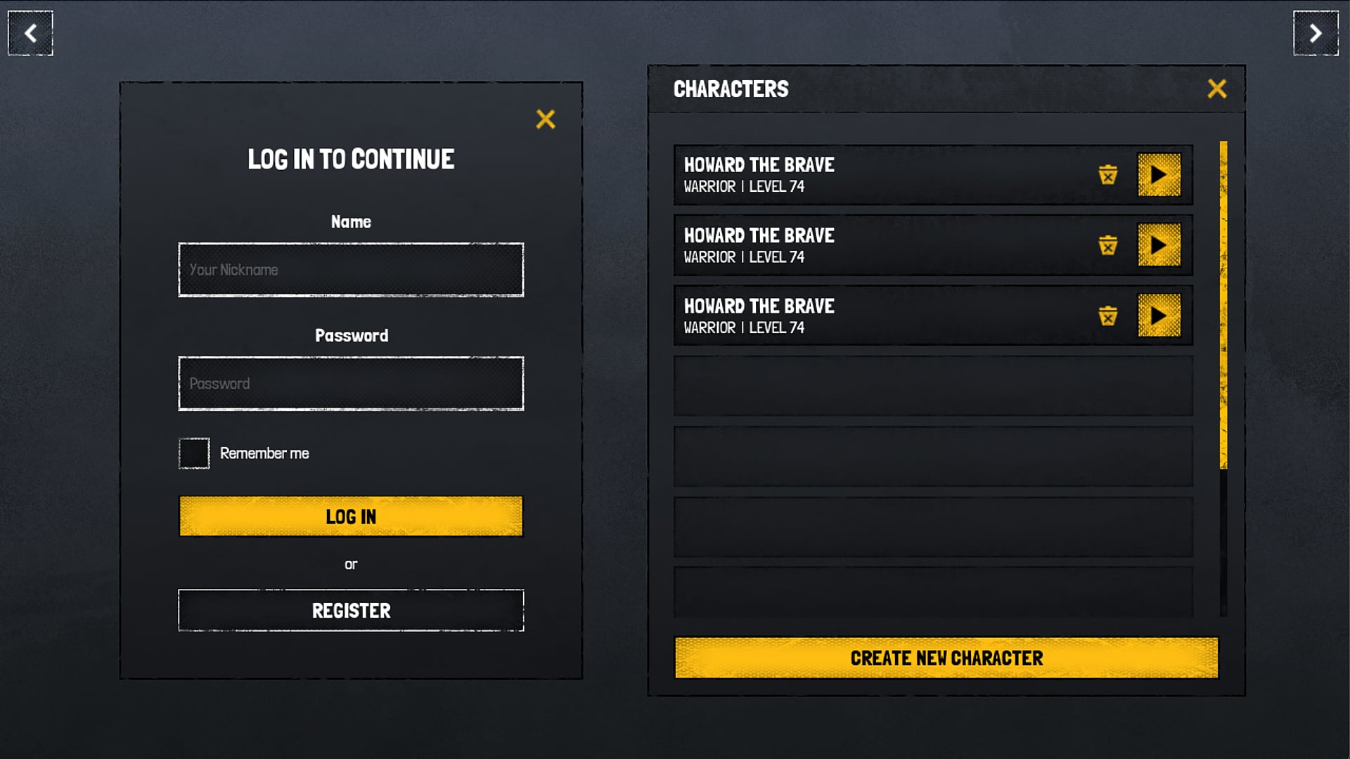Grunge / Military / Horror Dark GUI / UI KIT (CommonUI) + psd/ai source ...