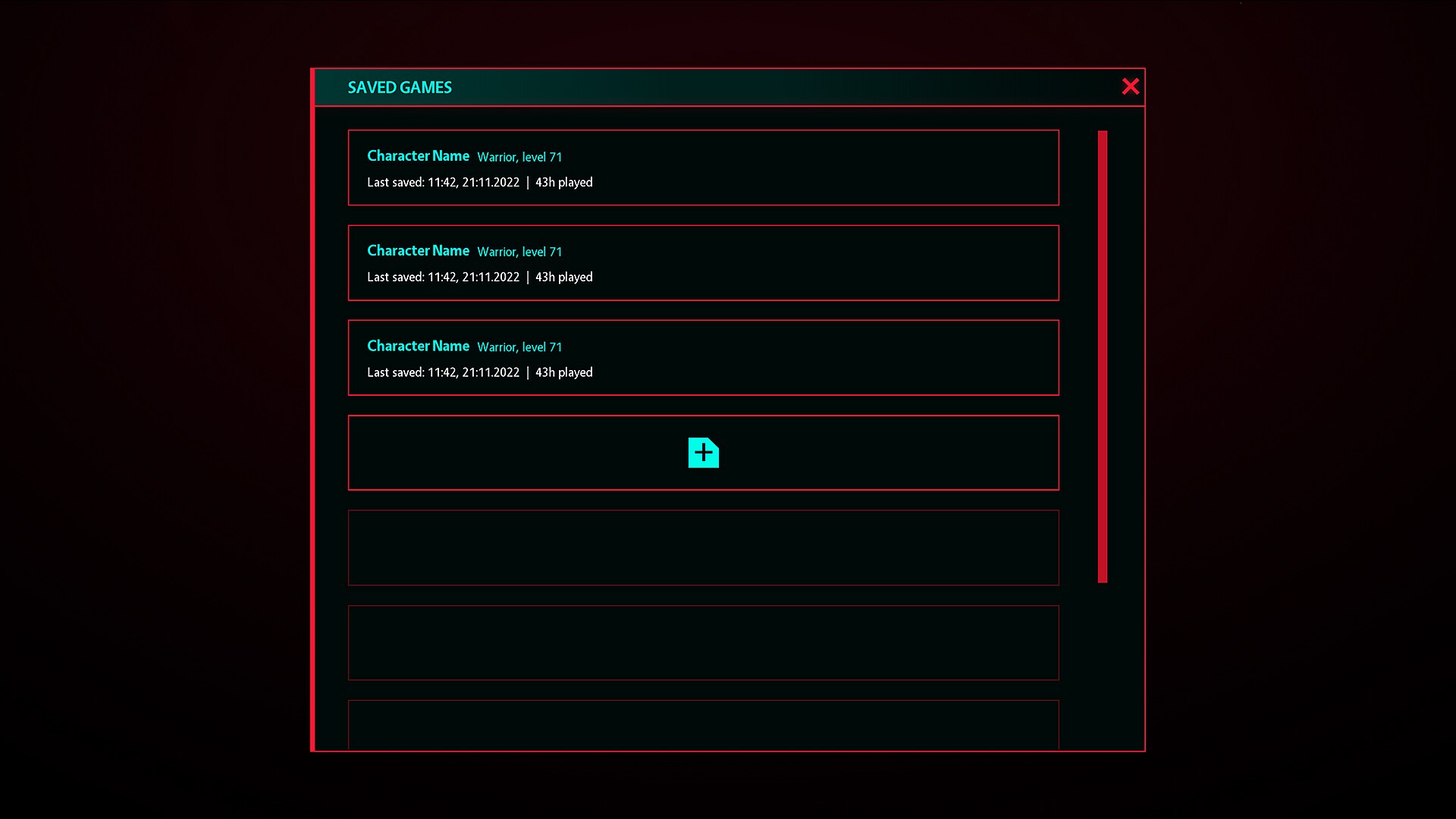 Cyberpunk complete GUI / UI Kit - 86 widgets, over 1300 PNG, editable ...