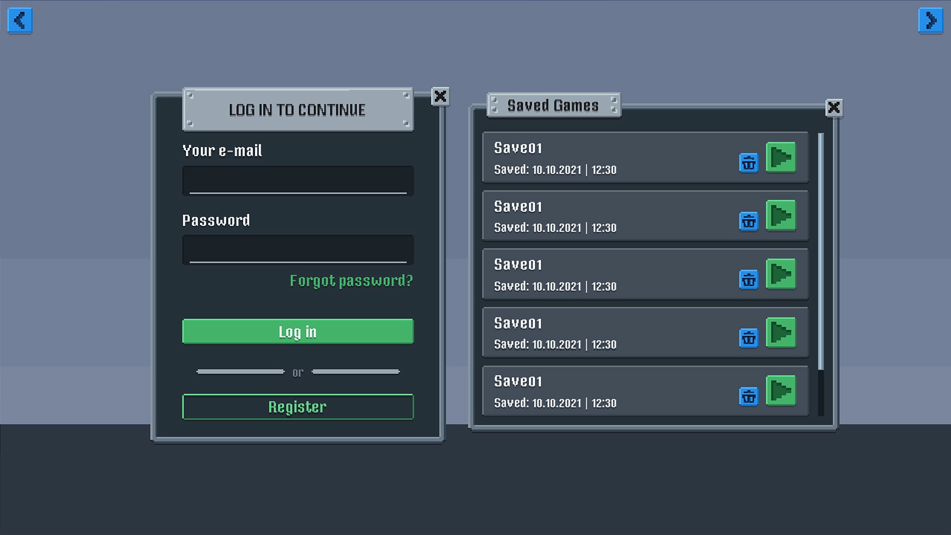 Pixel Art GUI 2 - CommonUI / Main Menu in 2D Assets - UE Marketplace