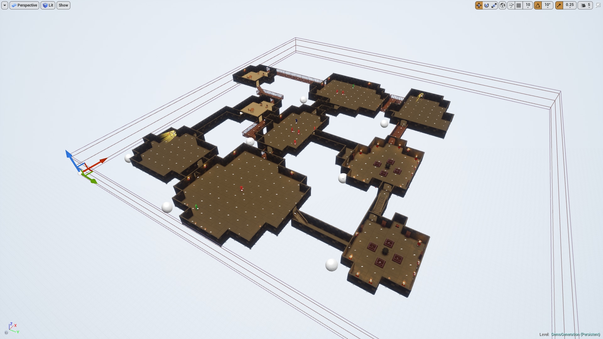 Dungeon Generator V2 in Blueprints - UE Marketplace