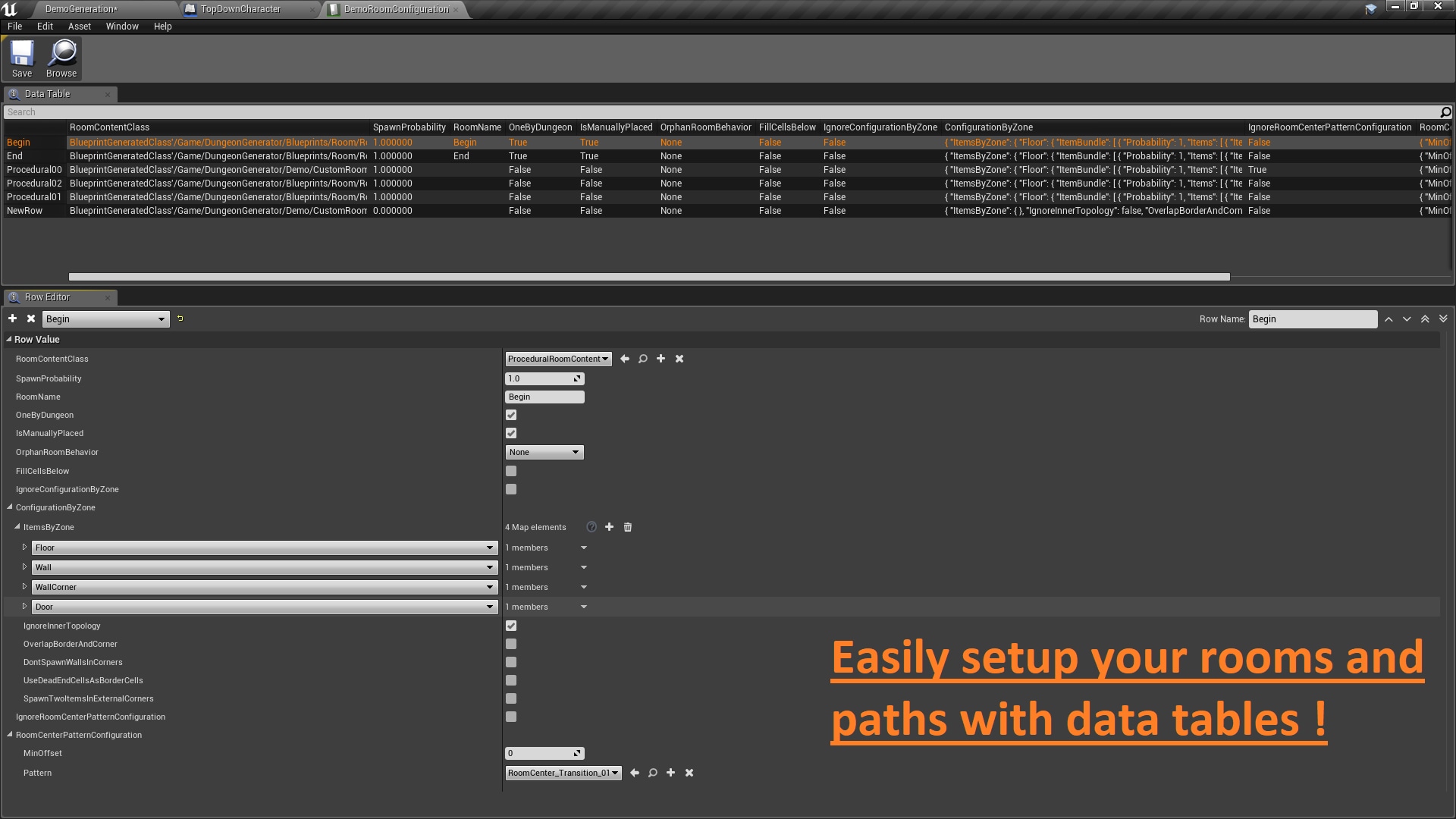 Dungeon Generator V2 in Blueprints - UE Marketplace