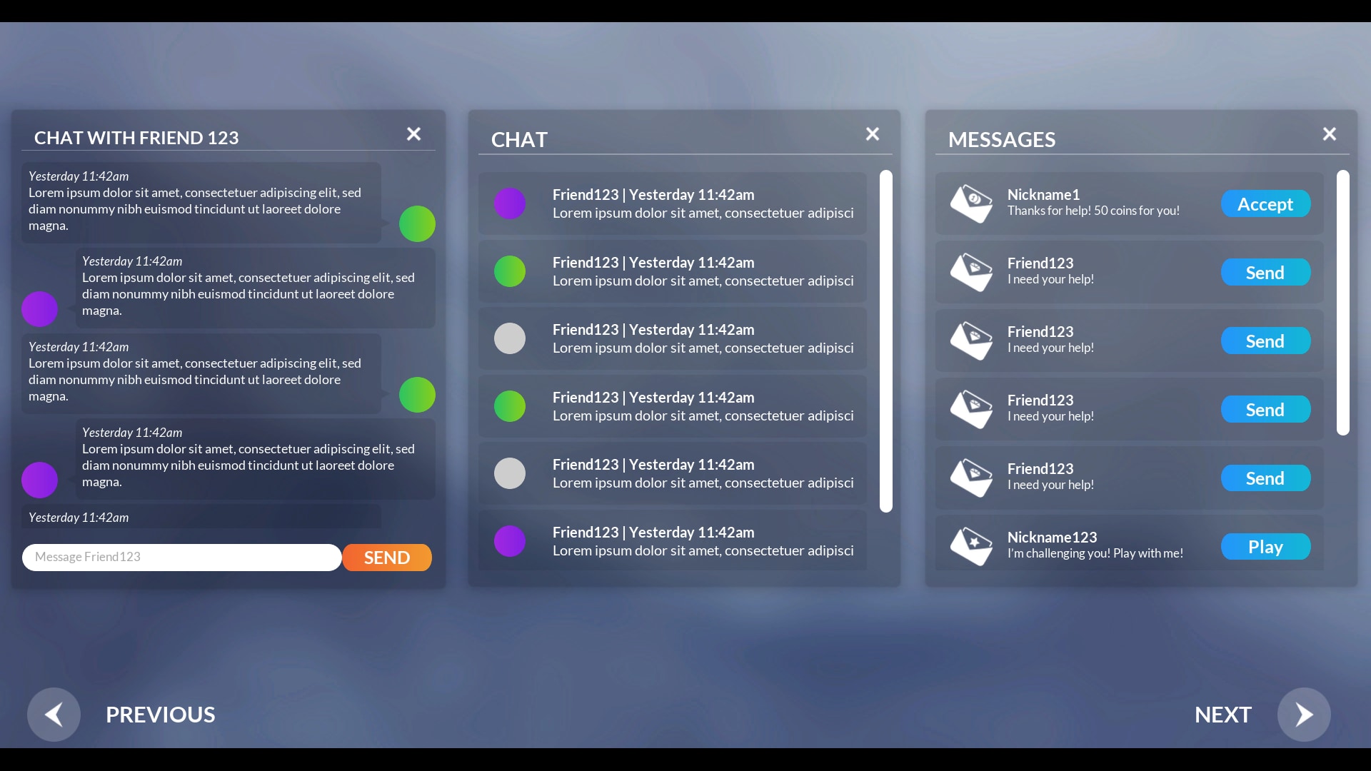 Universal Flat Guiui Kit 48 Widgets 82 Icons For Hd4k Screens Psd