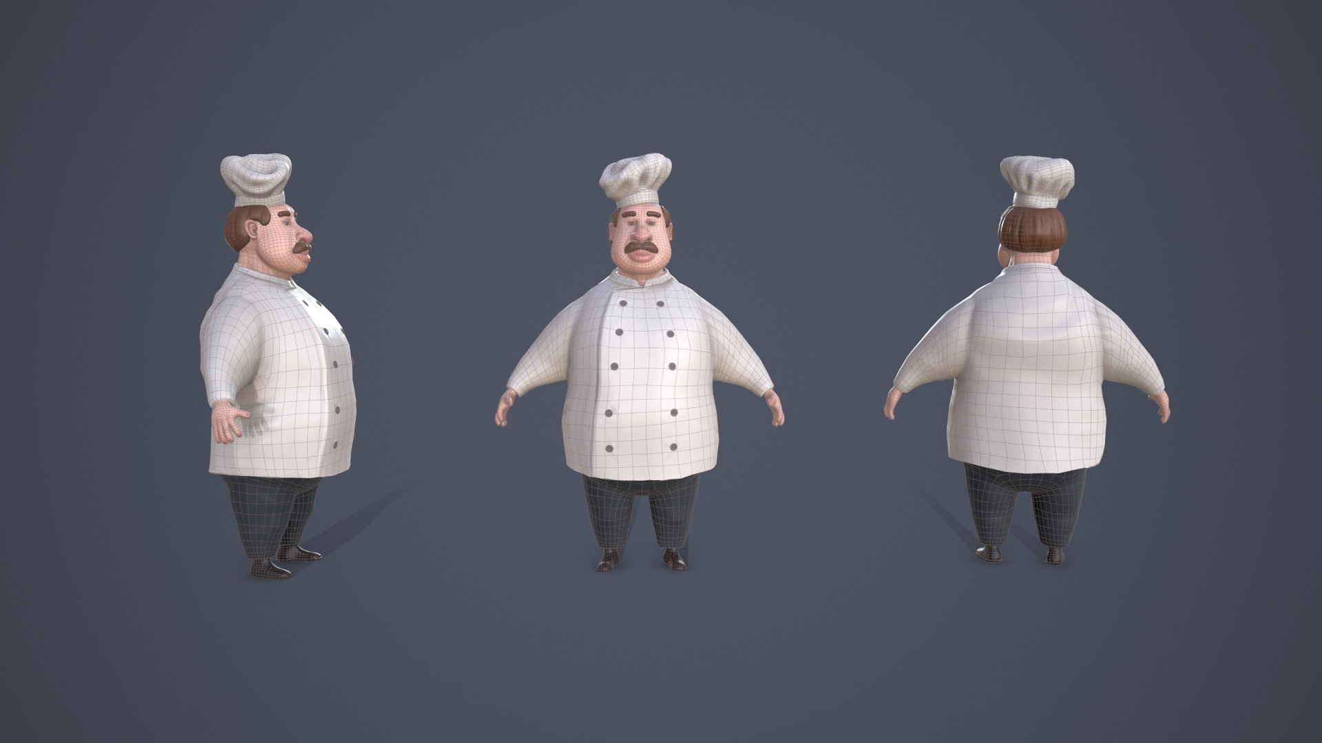 Stylized Chef in Characters - UE Marketplace