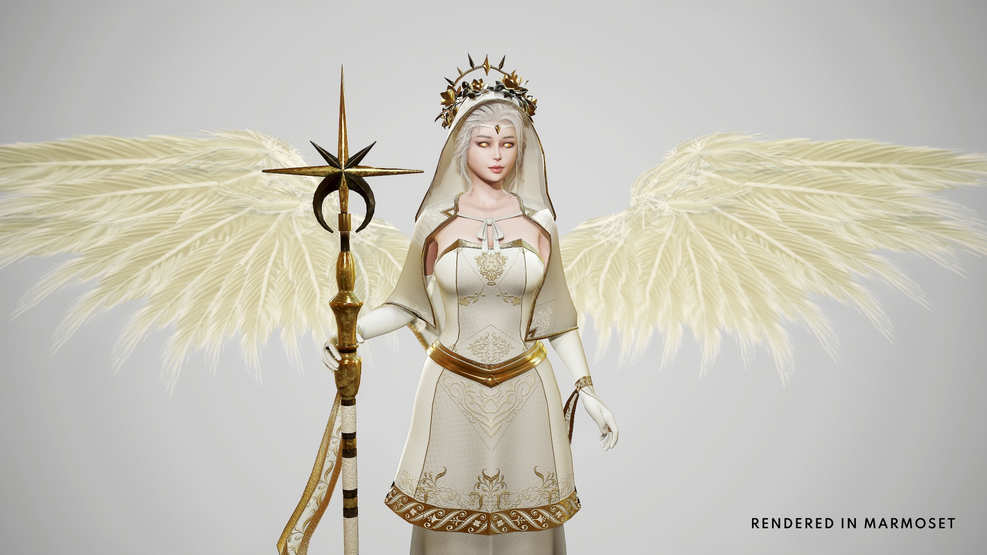 Angelic Priest In Characters Ue Marketplace