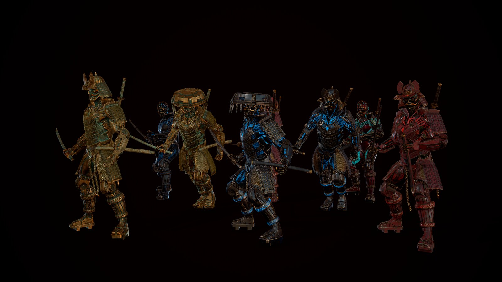 Cyborg Samurai in Characters - UE Marketplace