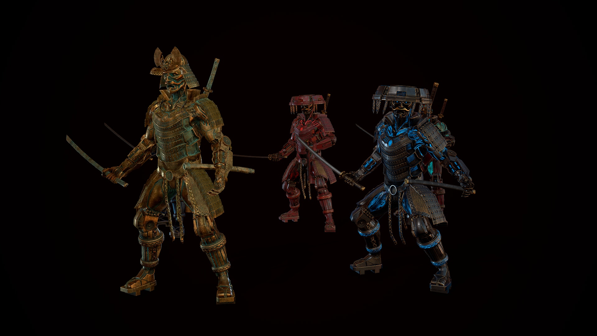 Cyborg Samurai in Characters - UE Marketplace