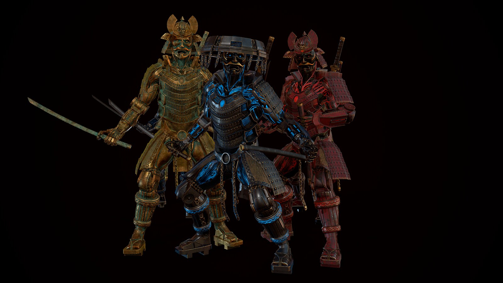 Cyborg Samurai in Characters - UE Marketplace