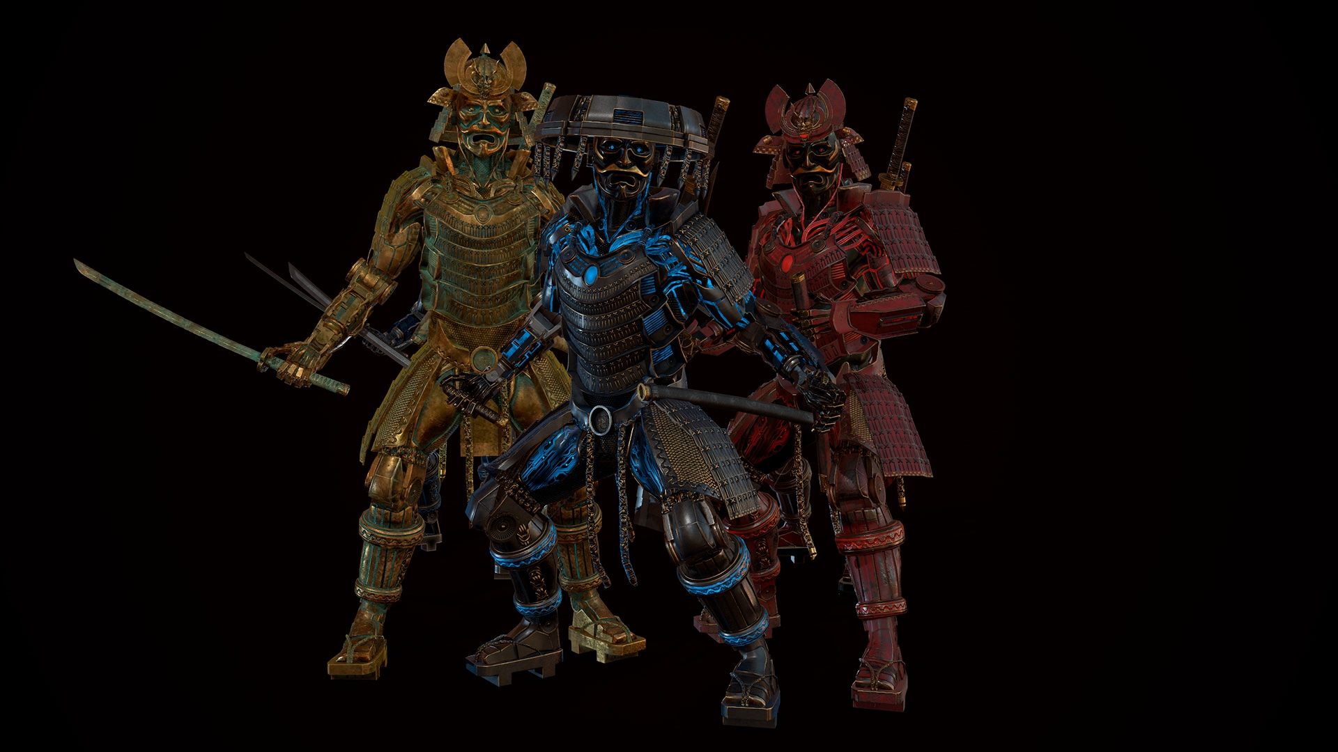 Cyborg Samurai in Characters - UE Marketplace