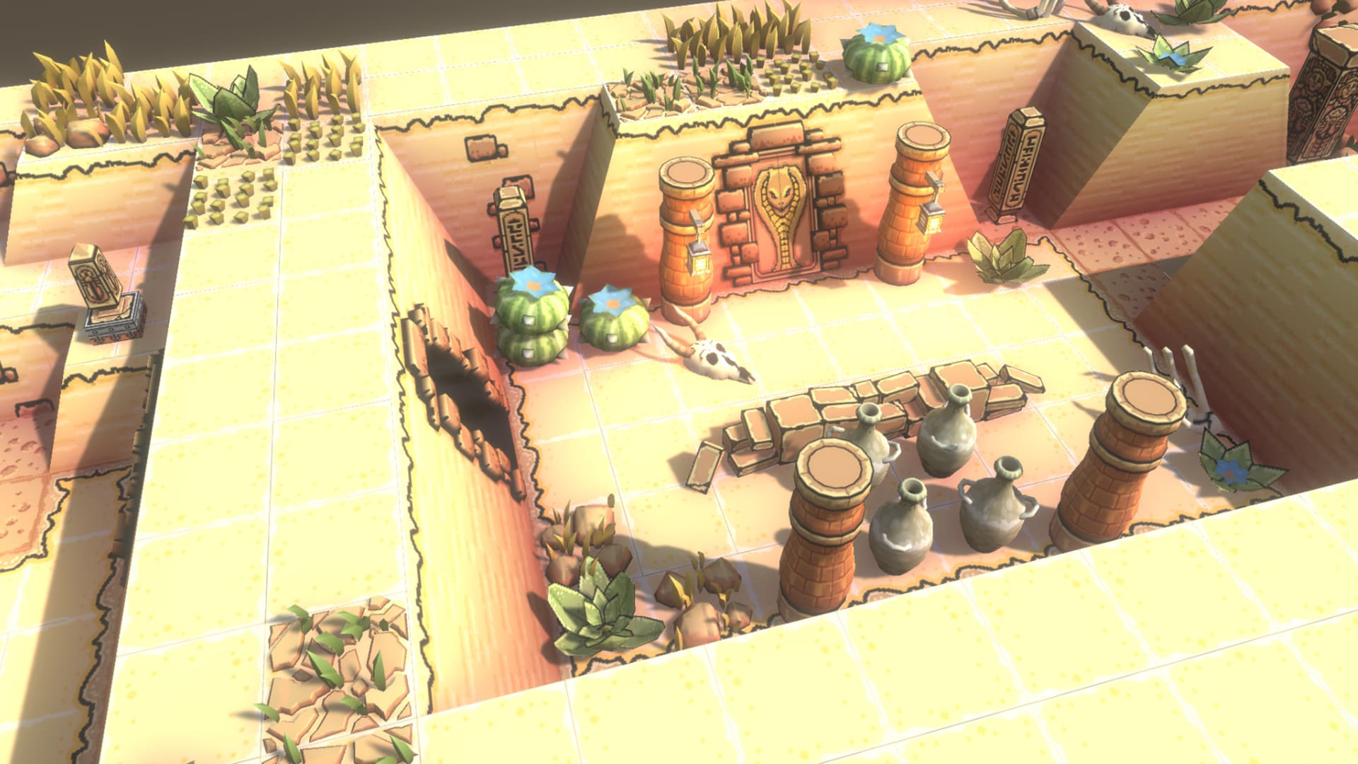 Retro Dungeons The Desert Asset Cloud