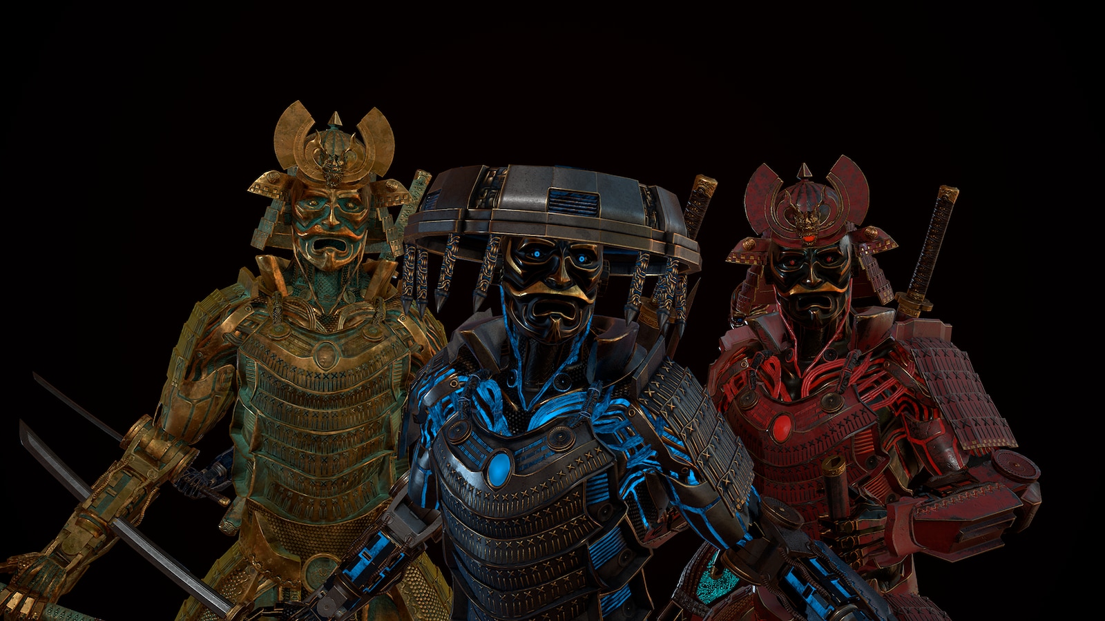 Cyborg Samurai in Characters - UE Marketplace