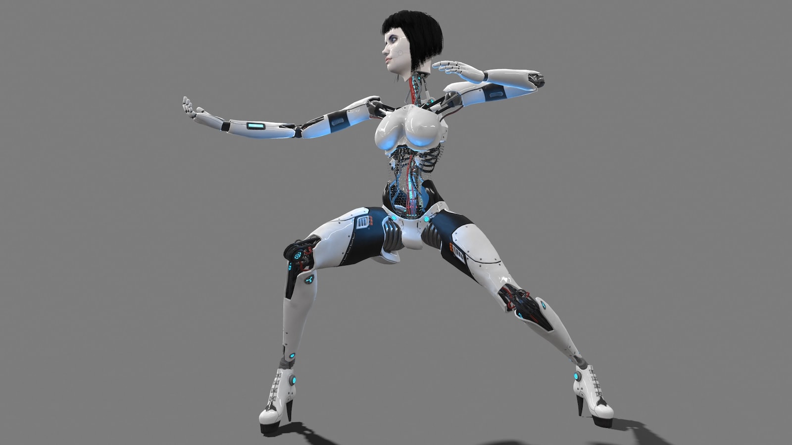 Robot girl LUCY in Characters - UE Marketplace
