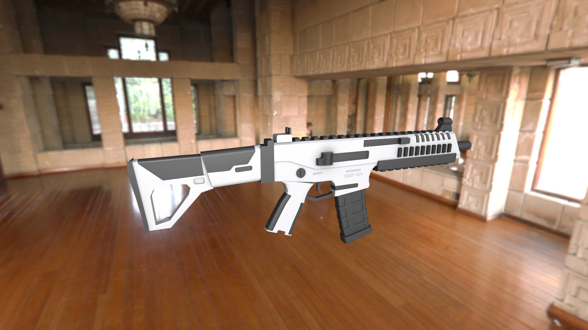 Animated Rifle gun with 9 skins in Weapons - UE Marketplace