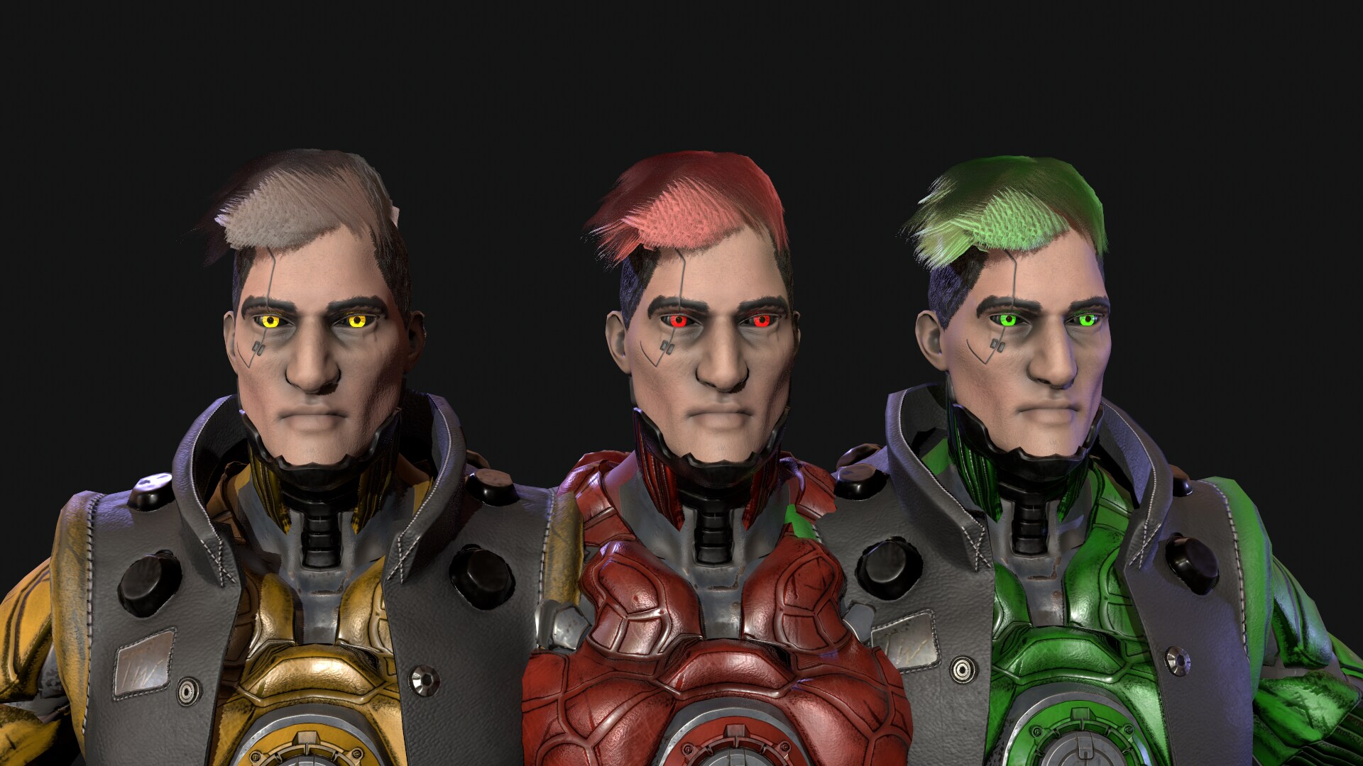 Human_Cyber in Characters - UE Marketplace