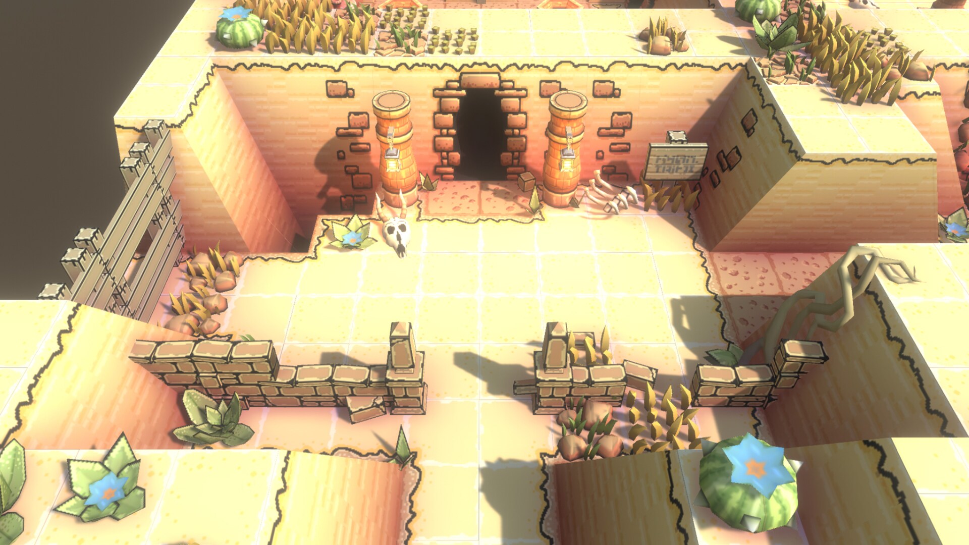 Retro Dungeons - The Desert in Environments - UE Marketplace
